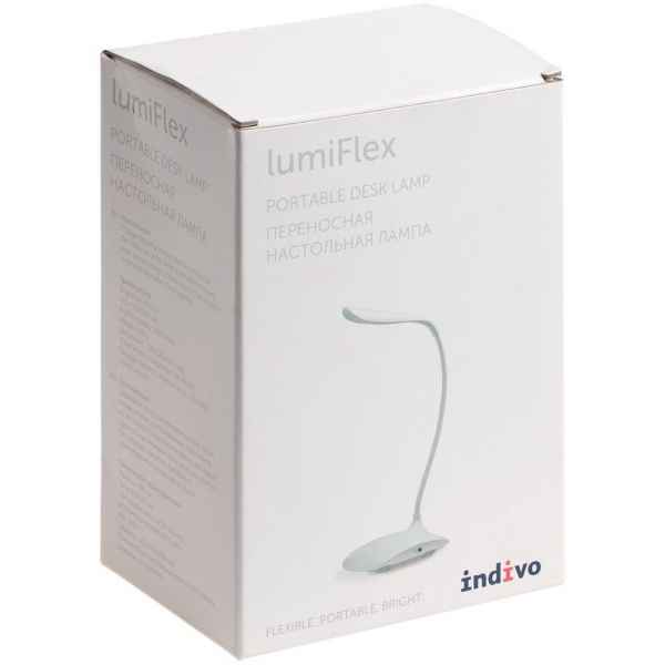 Беспроводная настольная лампа lumiFlex с нанесением логотипа оптом в ...